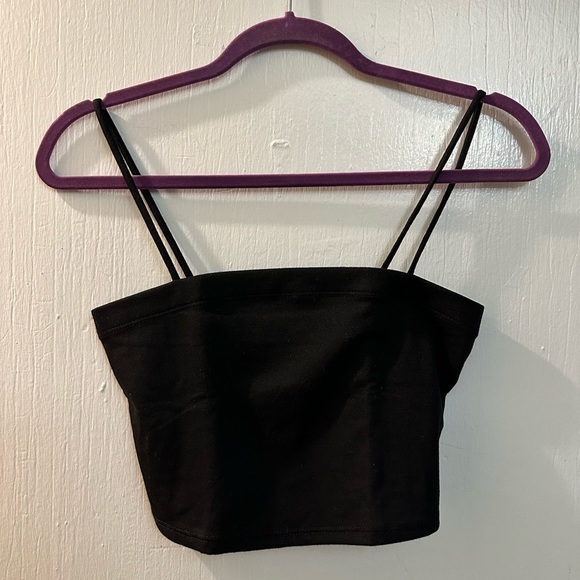 PacSun | Tops | Pacsun Black Crop Top | Poshmark